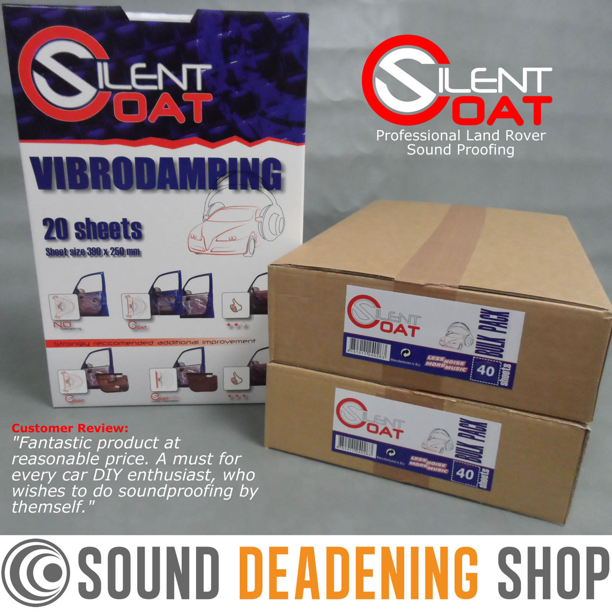 Landrover 90 SWB Vibrodamping Sound Proofing Kit Bundle – Sound ...